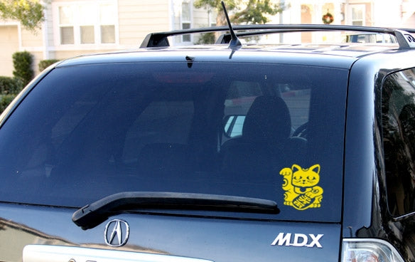 Inbloom Stickers | Lucky Cat Car Sticker