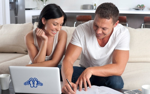 Inbloom Stickers | Flowers & Flips Car Sticker