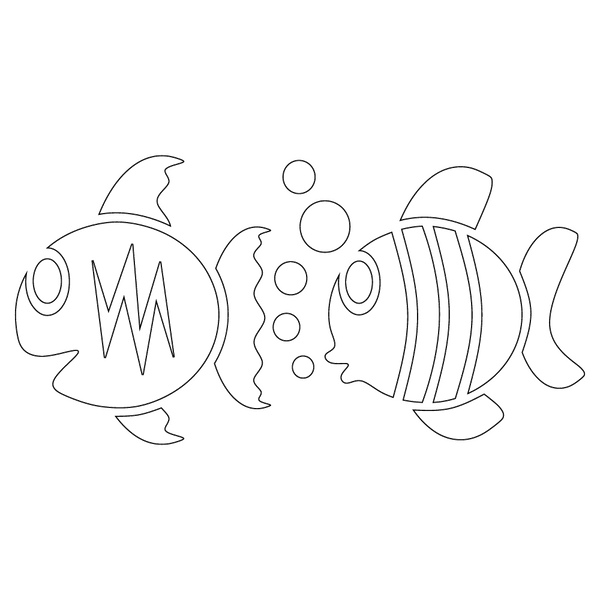 Inbloom Stickers | Fishies Car Sticker