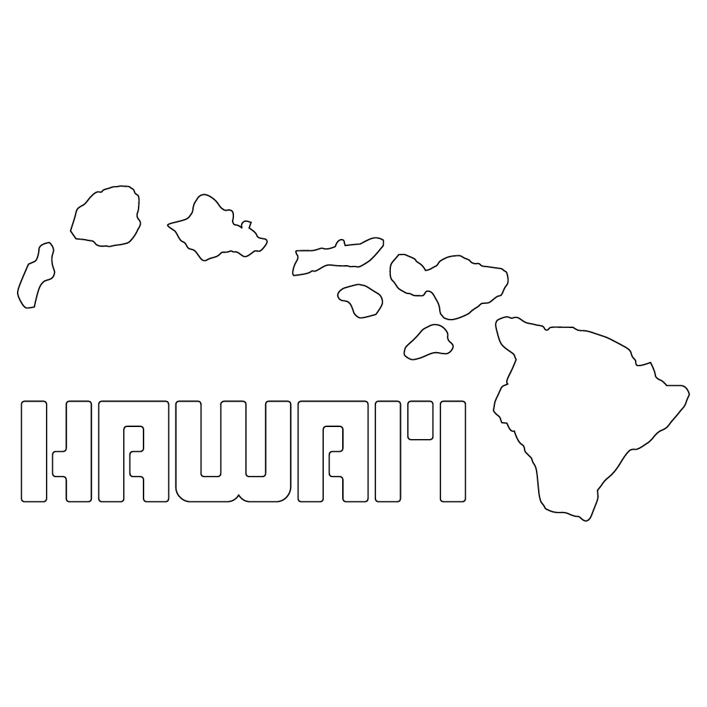 Hawaii Stickers| Vibrant Island-inspired Decals for Your Style ...