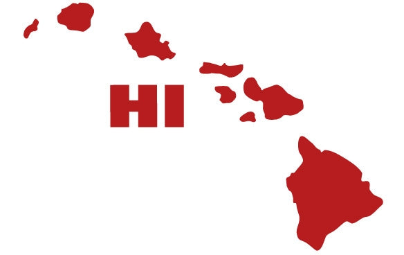 Inbloom Stickers | HI Island Chain Car Sticker